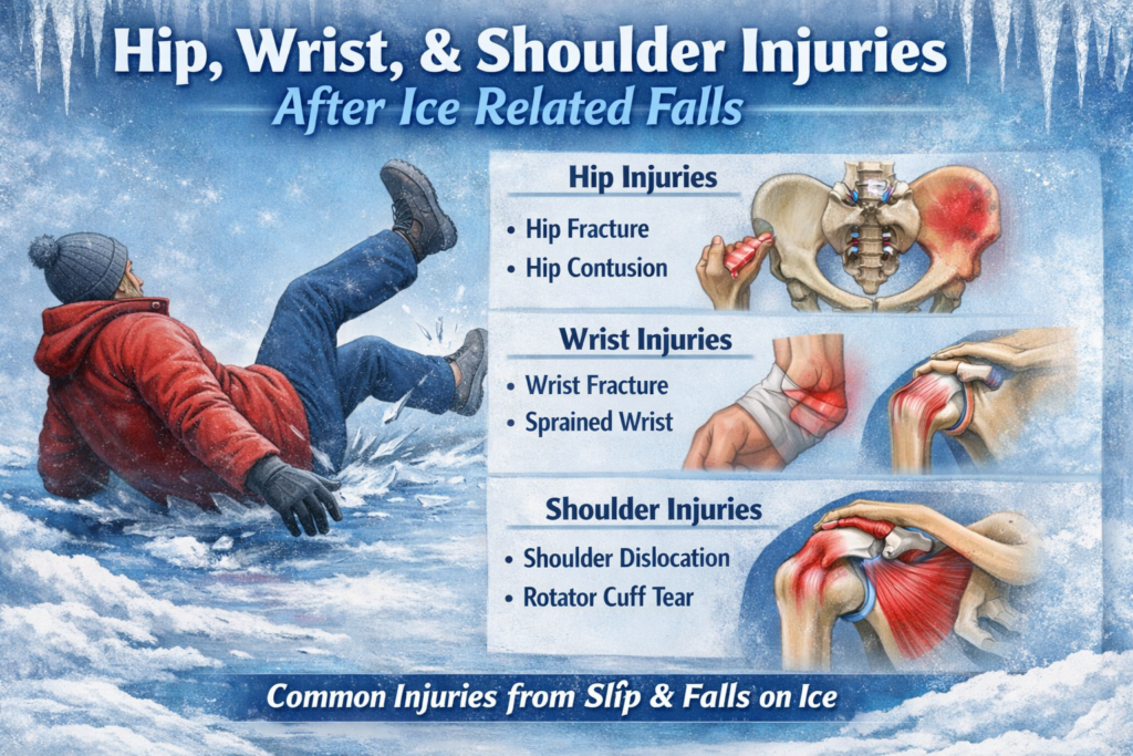 Hip, Wrist, and Shoulder Injuries After Ice Related Falls - Durham ...
